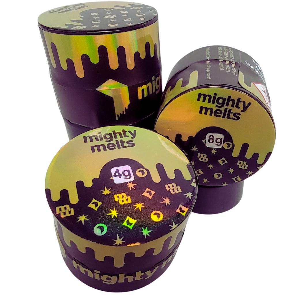 Fizz Mixed Micron Cold Cure Live Rosin 4g Jar Mighty Melts