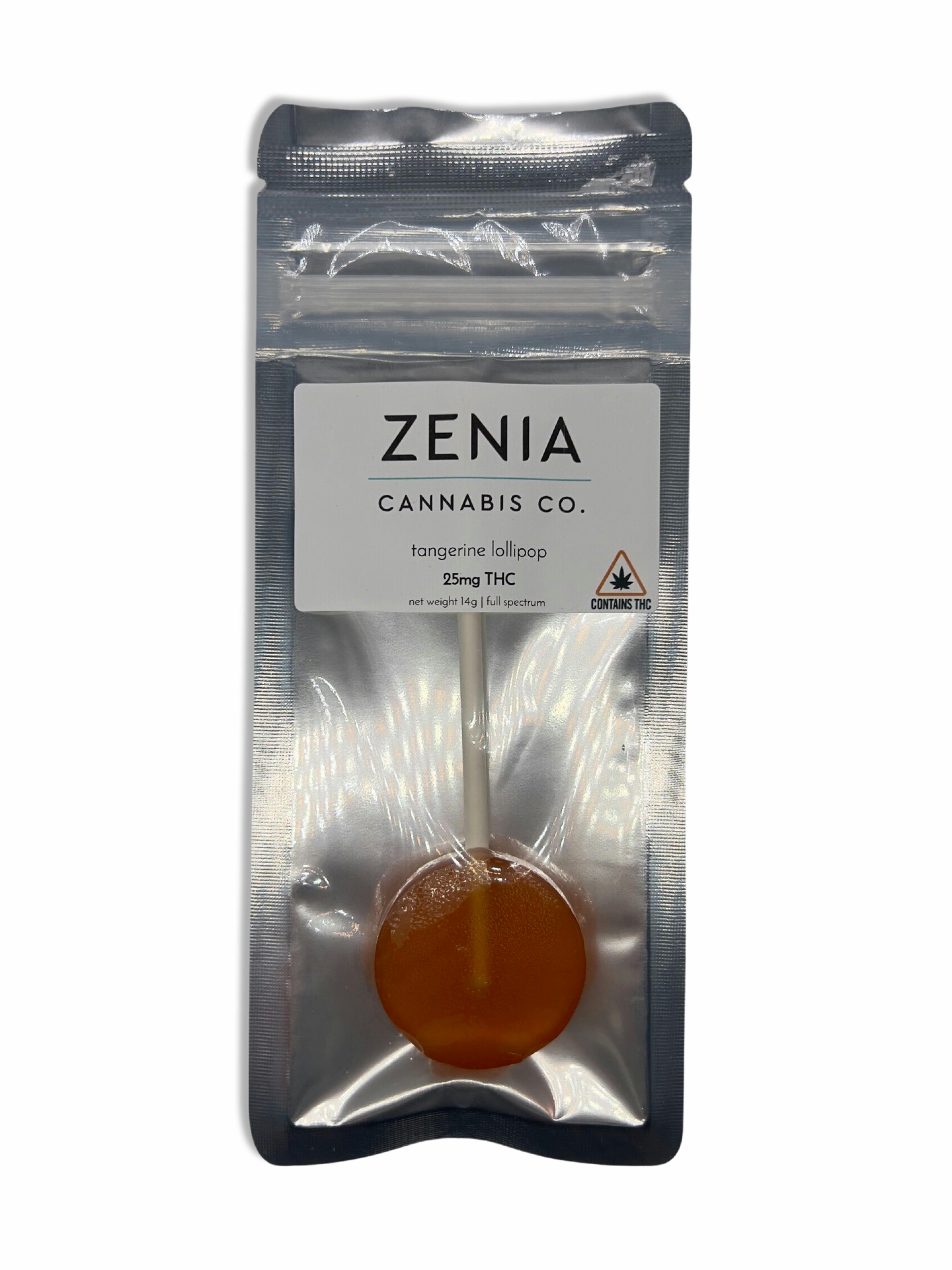 Tangerine 50mg Lollipop - Zenia - Indico