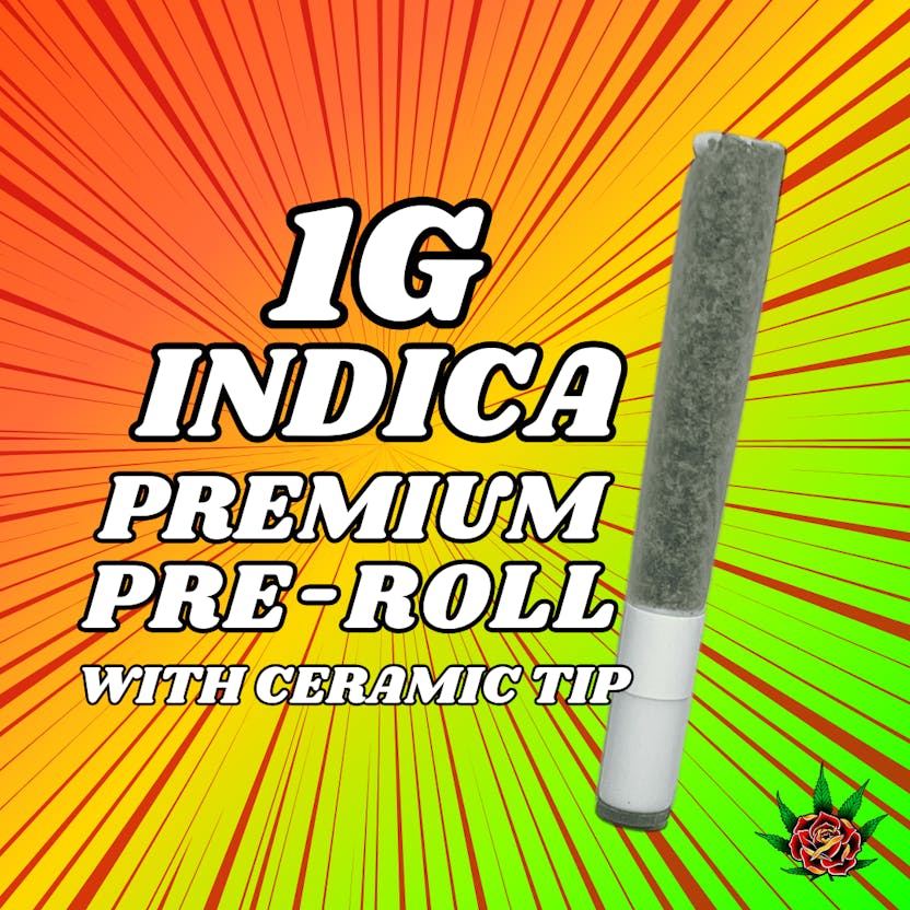 Eden Roses Premium Pre Roll 1g Cadillac Cookies Indica Eden Rose Processing
