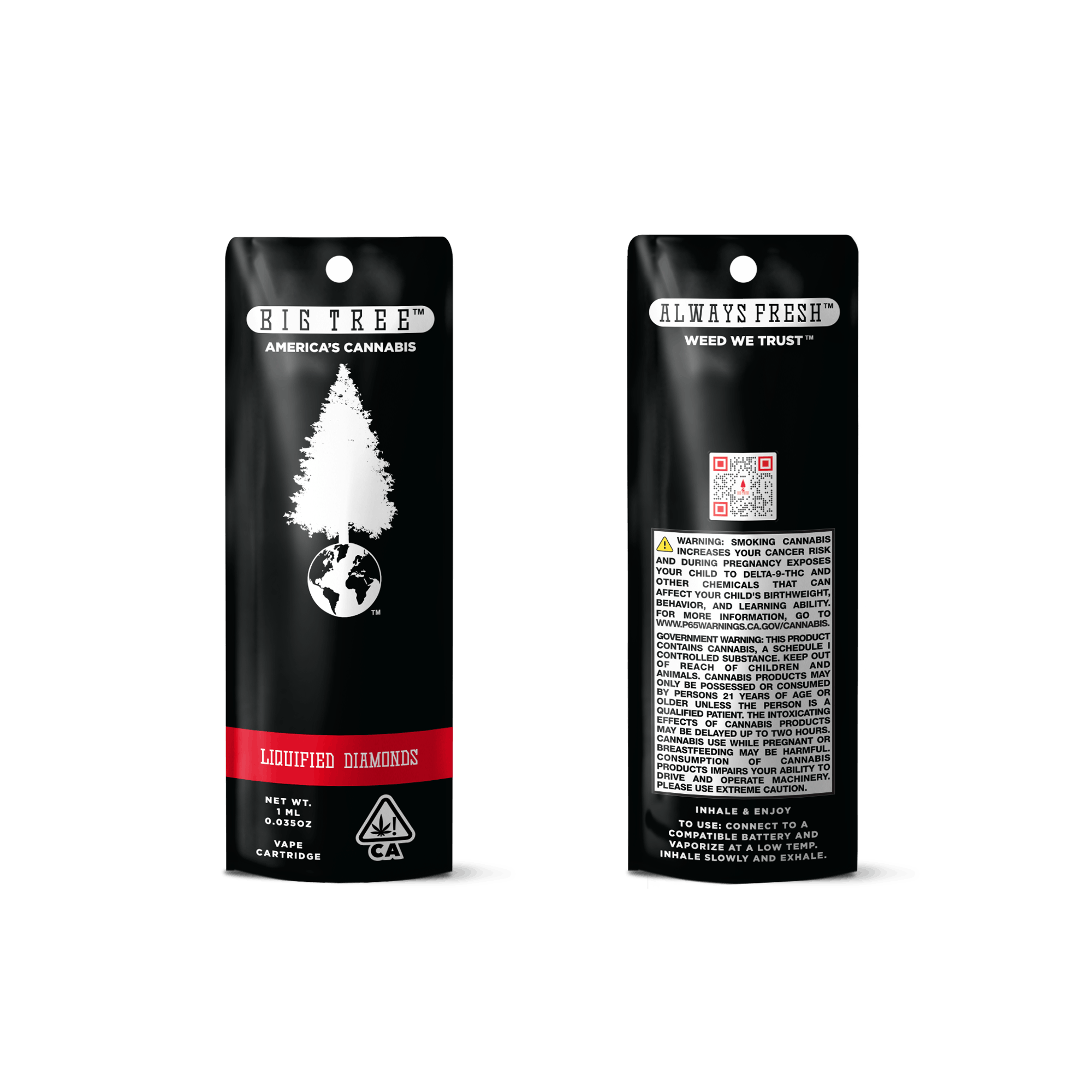 OG Watermelon 1G Vape Cartridge - Big Tree