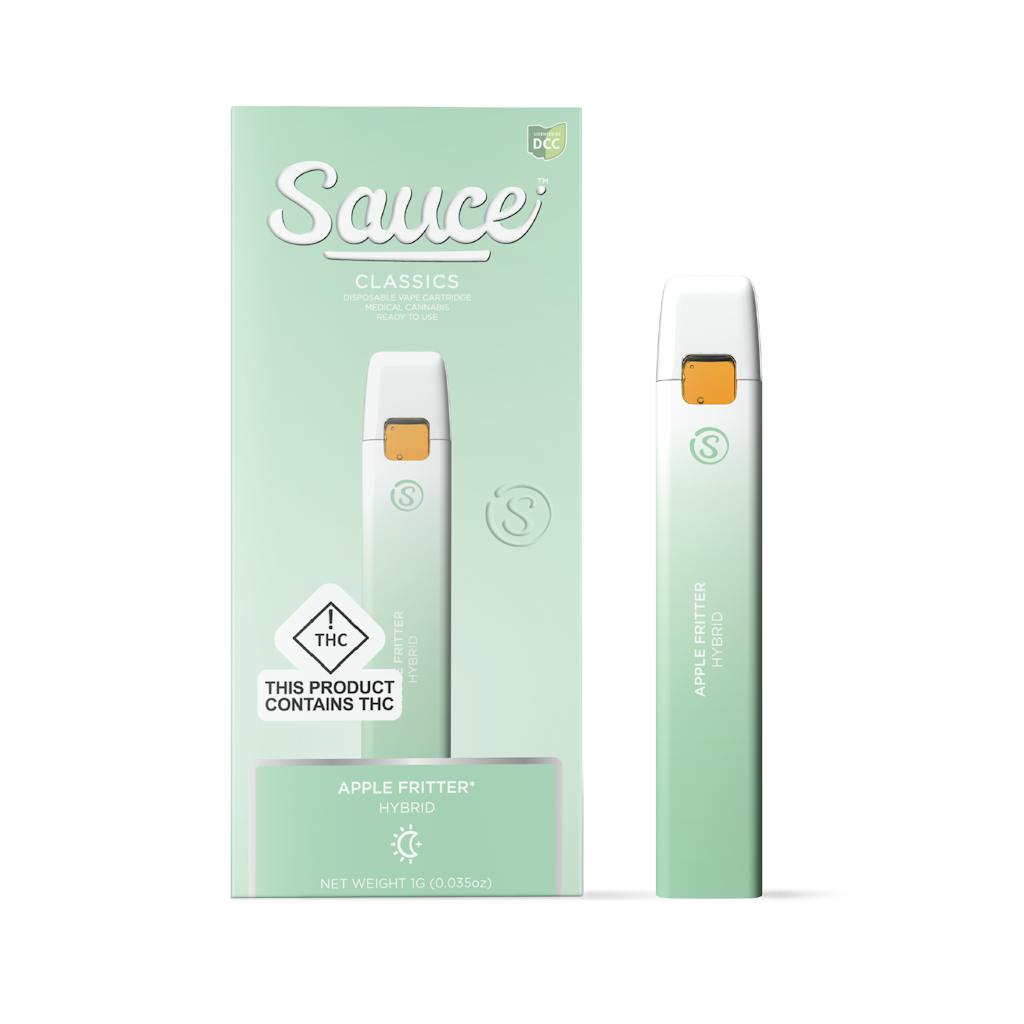 Apple Fritter - 1G Classics Vape (Hybrid) - Sauce Essentials Apple Fritter - 1G Classics Vape (Hybrid) - Sauce Essentials