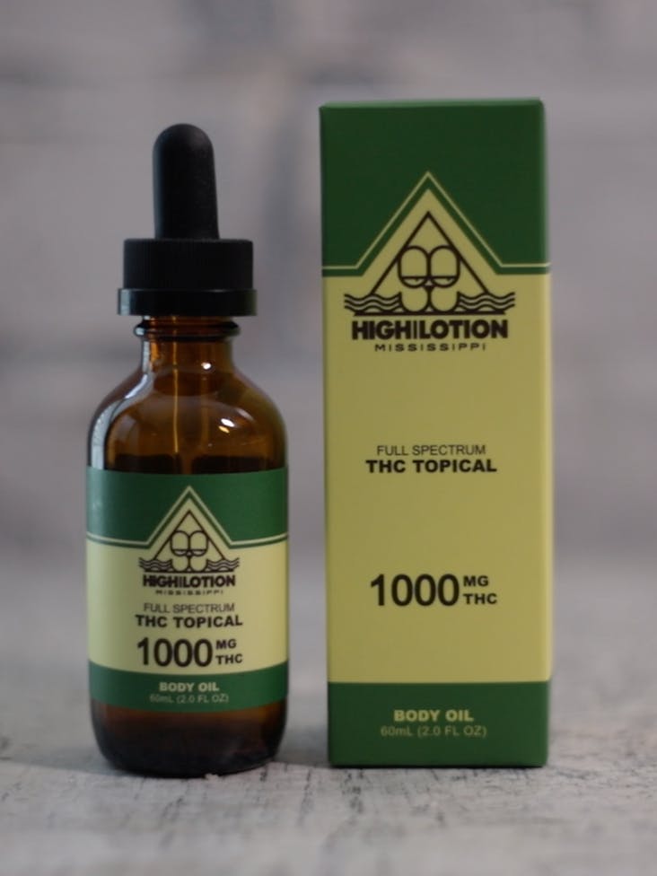 Noble Labs - High Lotion Body Oil - 1000mg THC - Noble Labs
