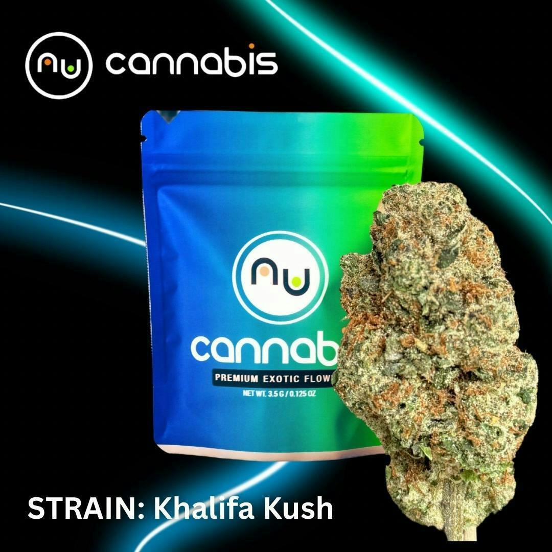 NuCannabis - Khalifa Kush 14g - PREMIUM INDOOR FLOWERS - Nu Cannabis Brand
