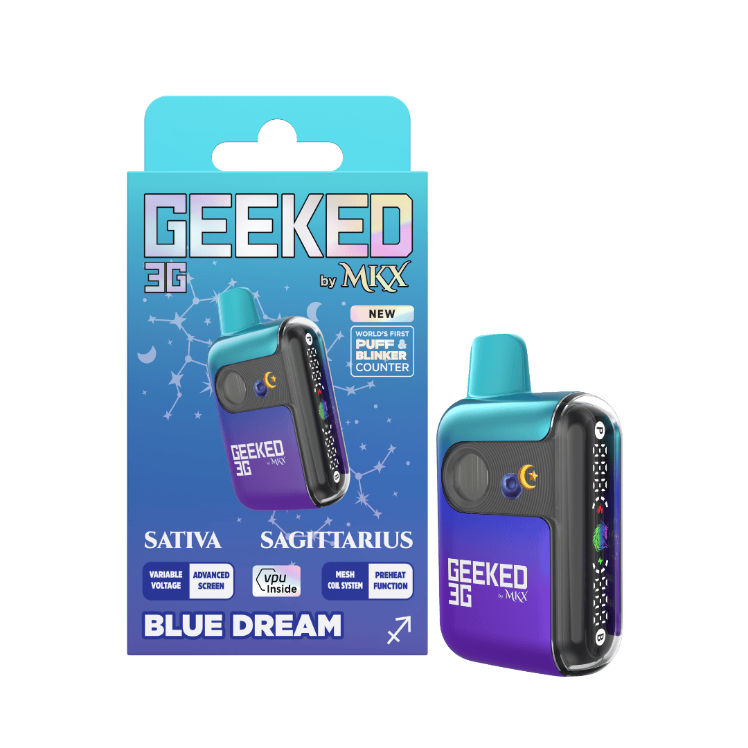 Geeked 3G Disposable by MKX | Blue Dream - MKX Oil Co