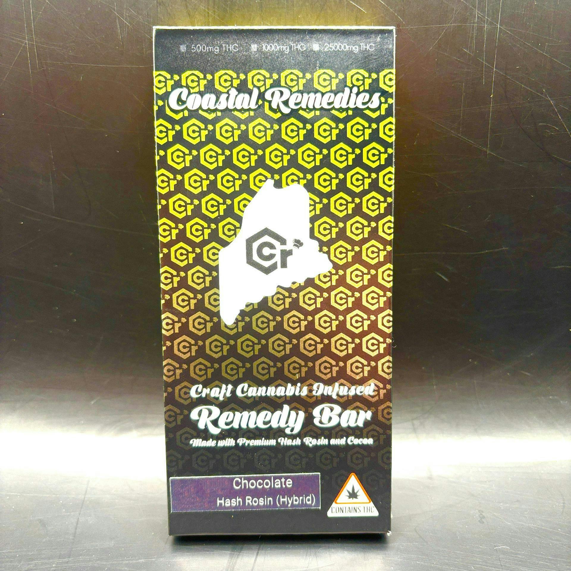 100mg Hash Rosin Dark Chocolate Bar | Coastal Remedies - Coastal Remedies