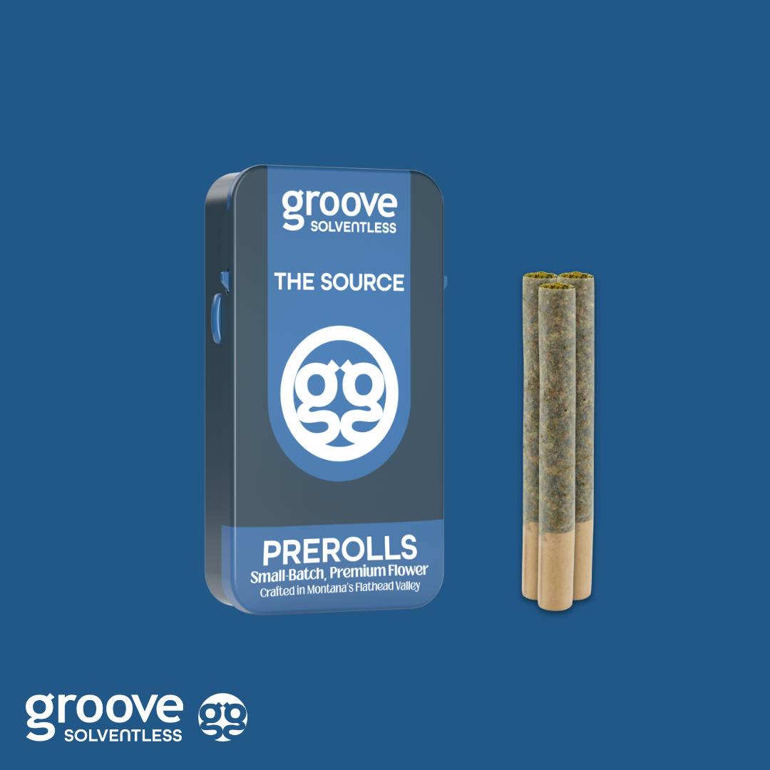 OG Kush/Mandarin Sunset | Infused Pre-Rolls | 3pk - Groove Solventless