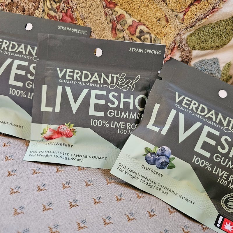 Verdant Leaf | Mango Gummy | 100mg THC Live Rosin Nano Single - Verdant Leaf Farms