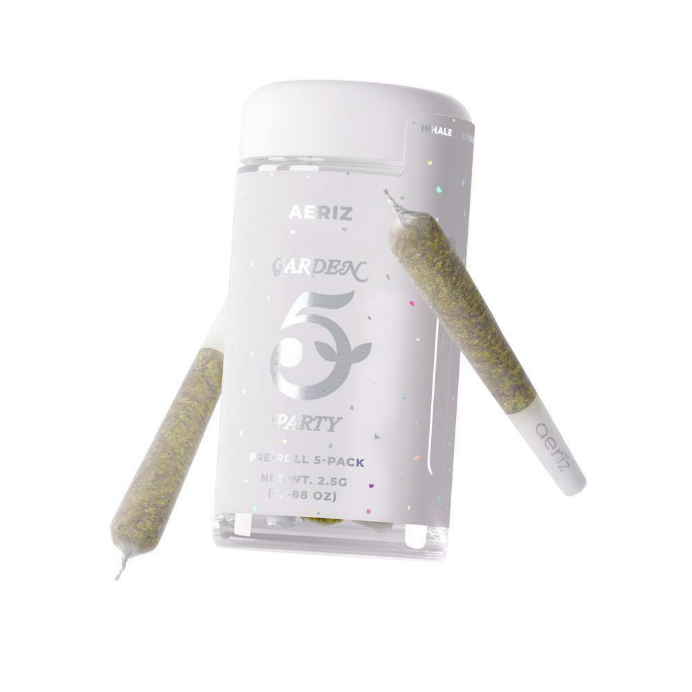 Hashburger Garden Party Pre-Roll Pack [5 x .5g] - Aeriz