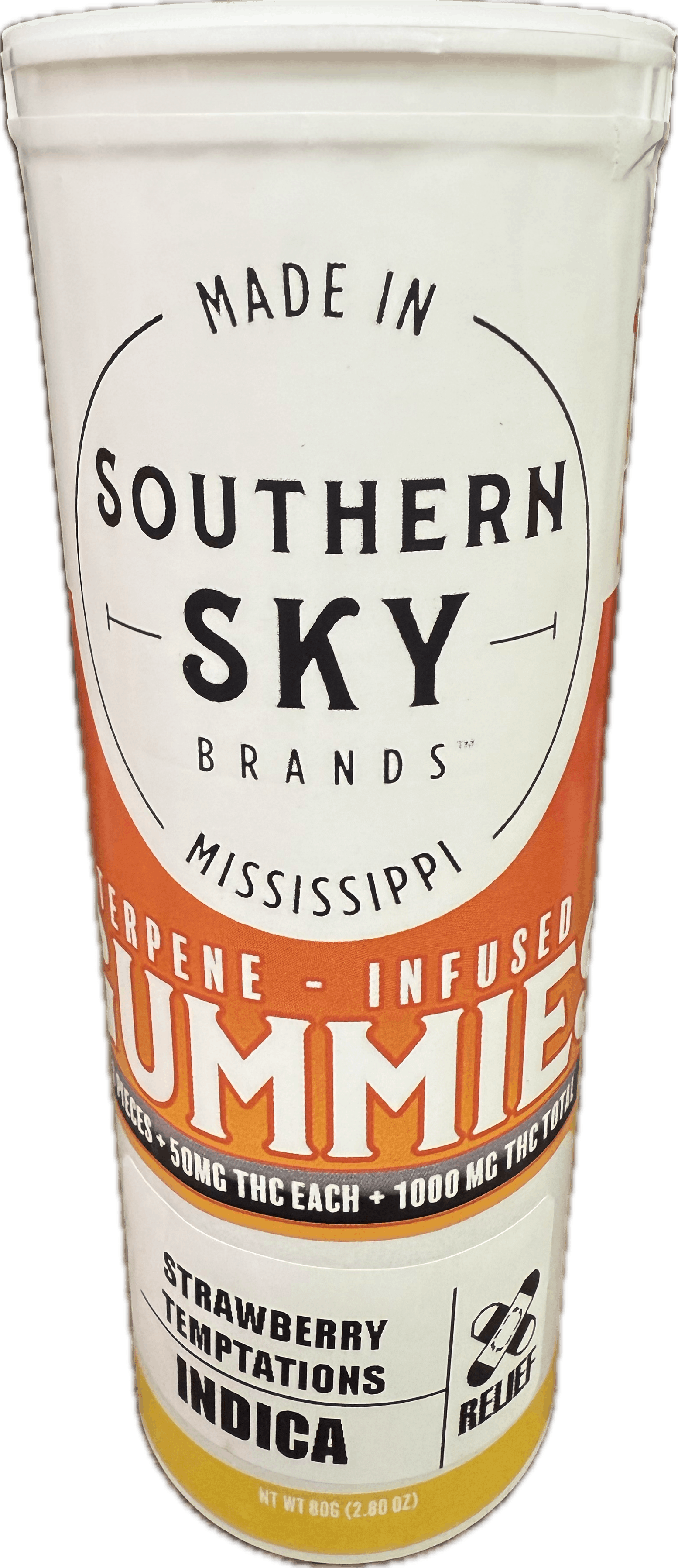 Strawberry Temptation Gummies 1000mg - Southern Sky Brands