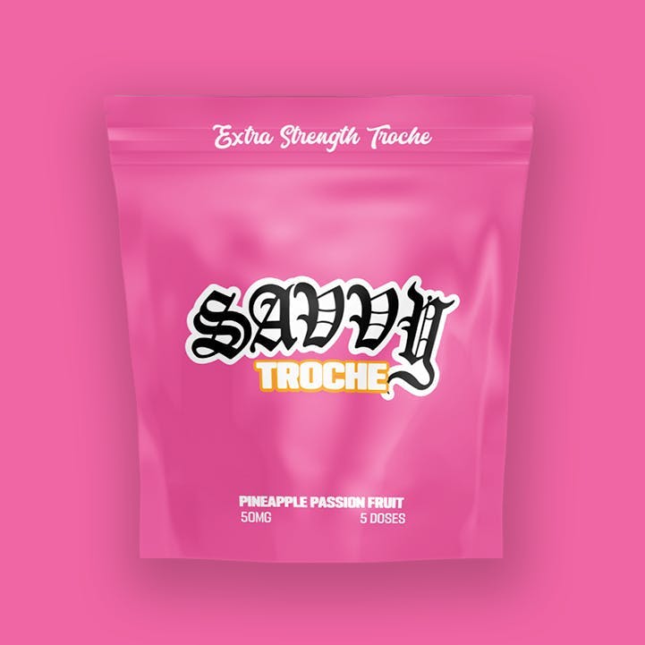 Savvy Troche | Pineapple Passionfruit | RSO | Mints | 50mg | 5pk - Savvy