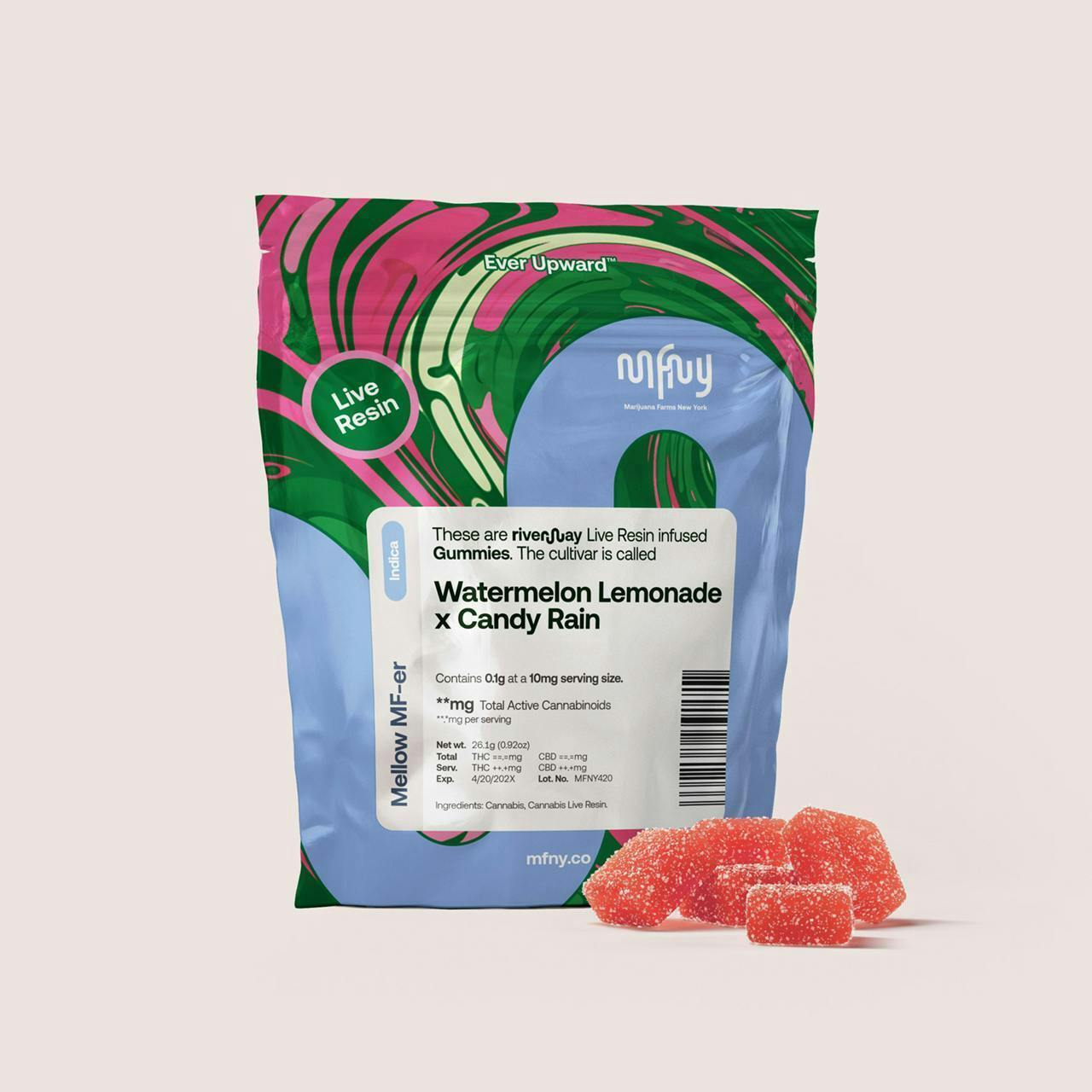 Watermelon Lemonade x Candy Rain | Gummies | 10pk | 10mg/ea - MFNY