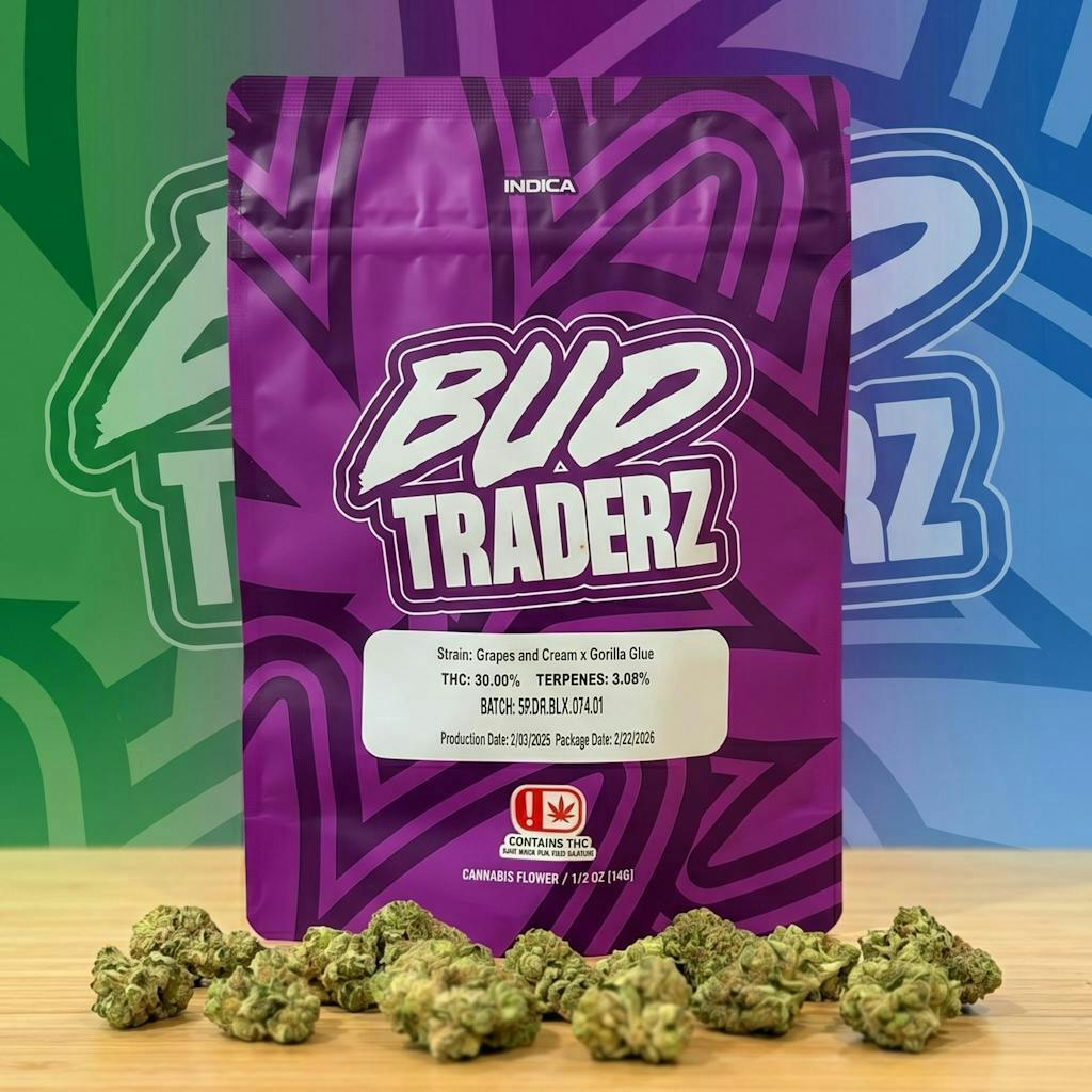 14g RS11 x Gorilla Glue - Big Buds- Bud Traderz (Indica) - Bud Traderz