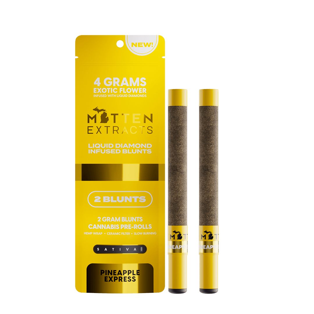 Mitten Extracts Pineapple Express Infused Blunts | 4g - Mitten Extracts
